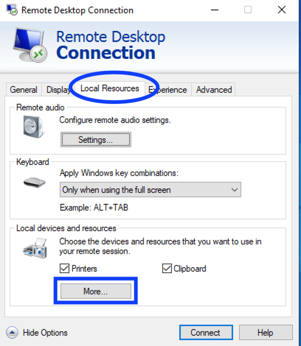 How to Enable Drive Redirection for Windows Remote Desktop - Remote App ...